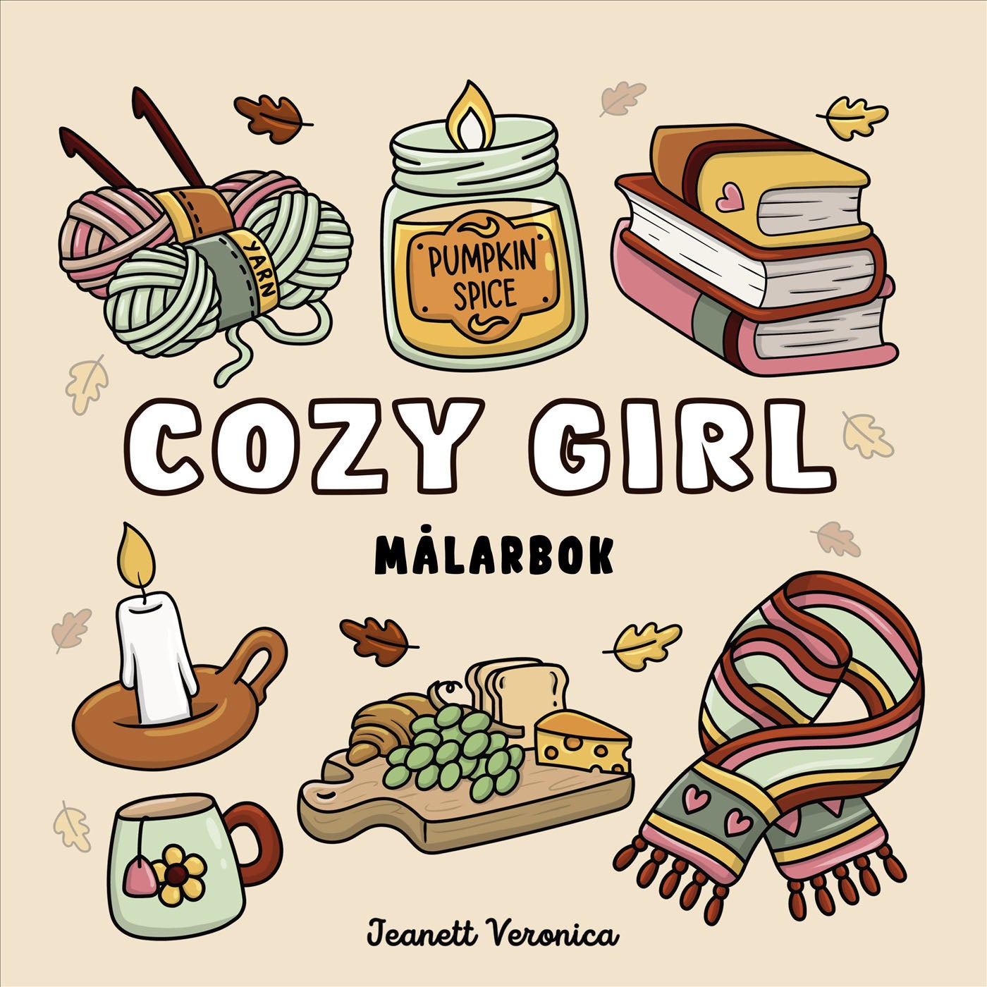 Cozy Girl: Målarbok - Tura Scandinavia