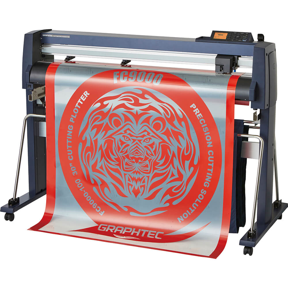 GRAPHTEC FC9000-100 E 48" with stand/basket Grit plotter ST0114