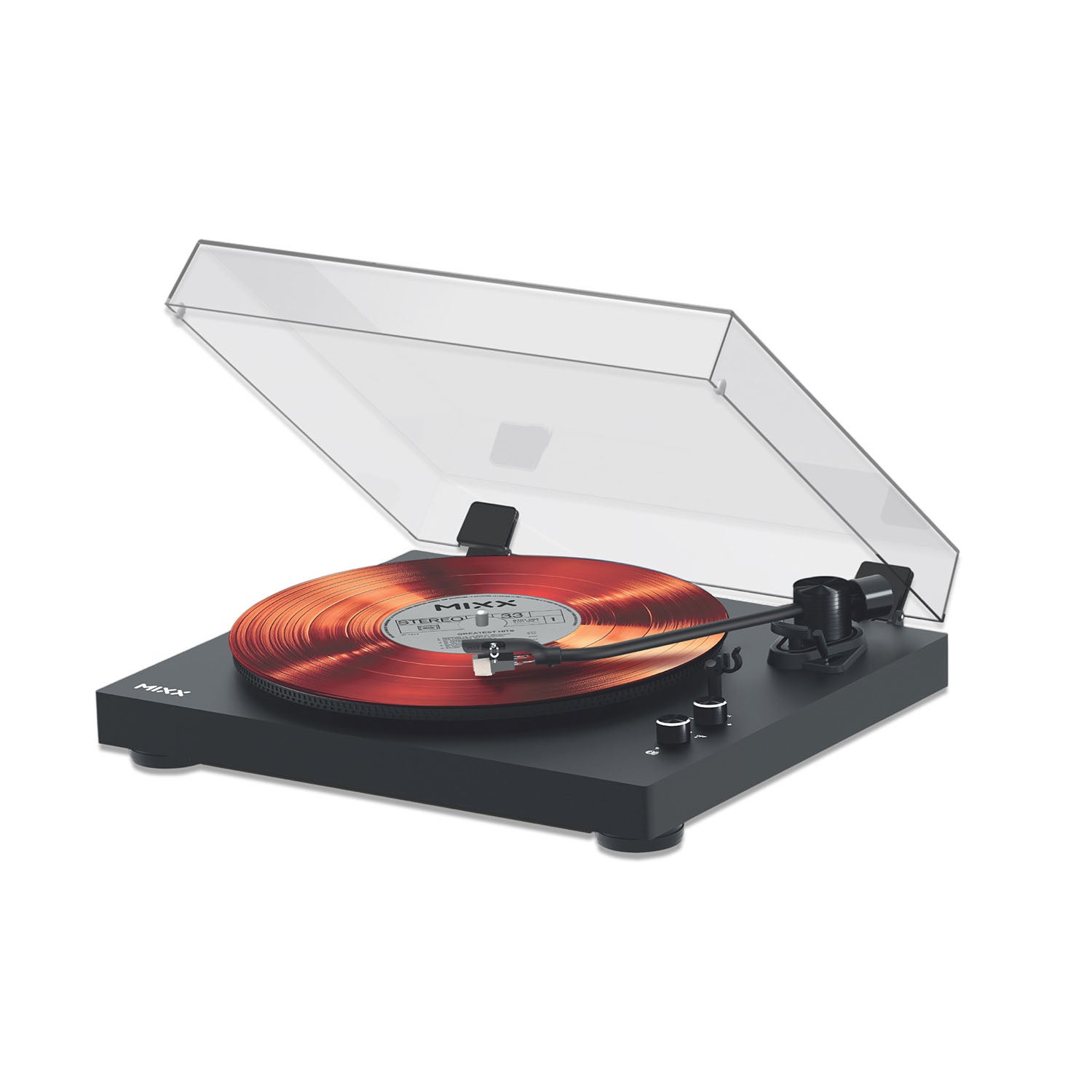 Vinyl Record Player Analog 5 Stereo Black - Tura Scandinavia