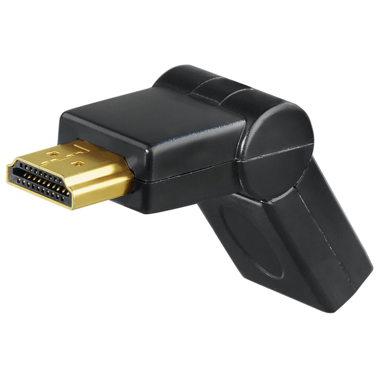 HDMI™ Adapter, plug - socket, can be swivelled