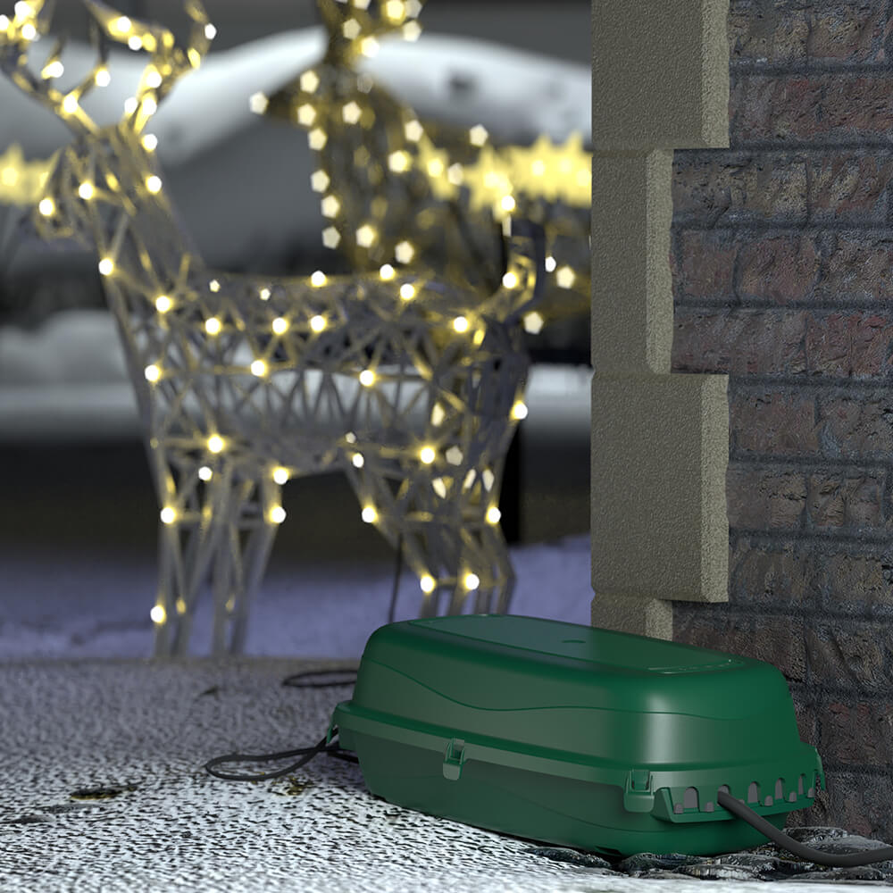 Outdoor Cable Box Weatherproof Green