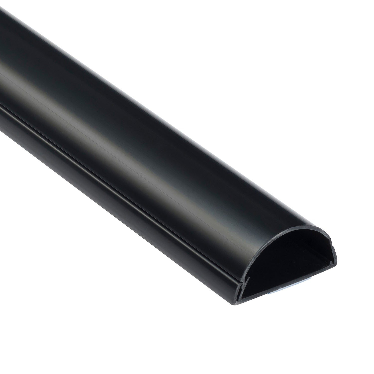 Trunking Kit 50x25 1x 1.0m Self-Adhesive Black - Tura Scandinavia