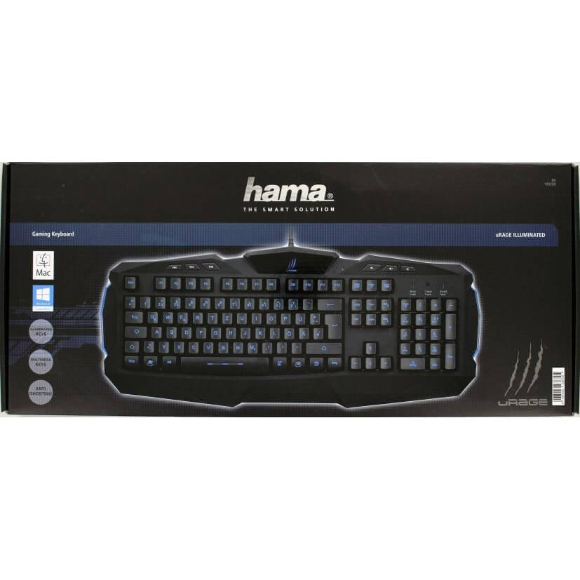 URAGE Keyboard Gaming URAGE ILLUMINATED G. KEYB