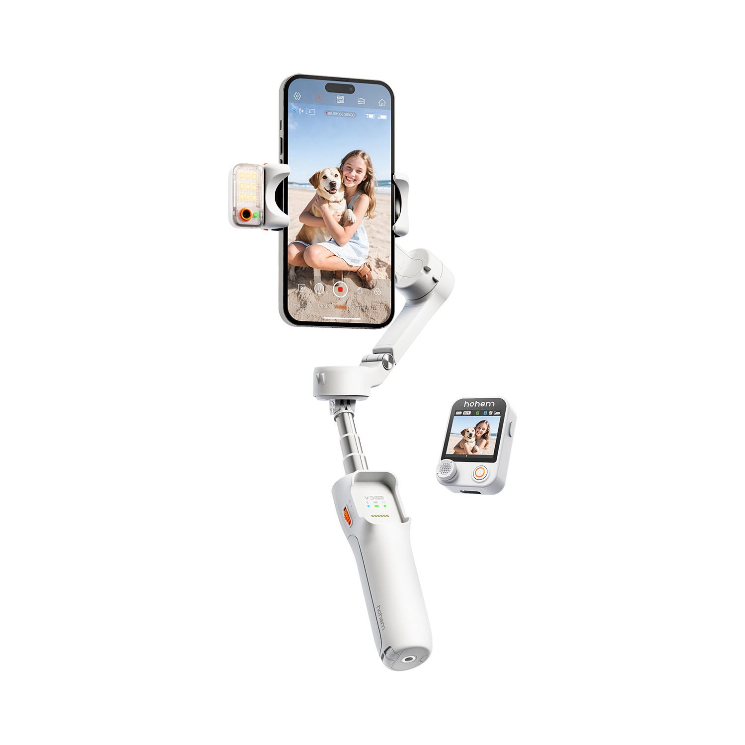 Smartphone Gimbal iSteady V3 Ultra White - Tura Scandinavia