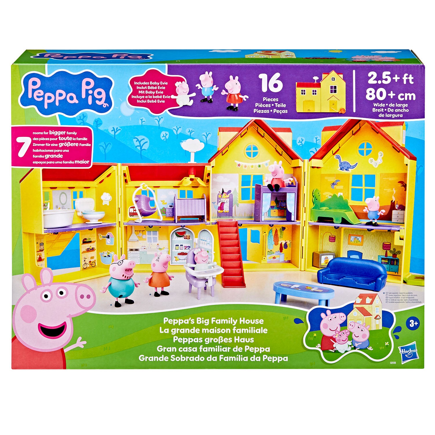 3" Playset Big Family House - Tura Scandinavia
