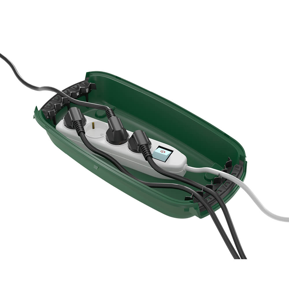 Outdoor Cable Box Weatherproof Green