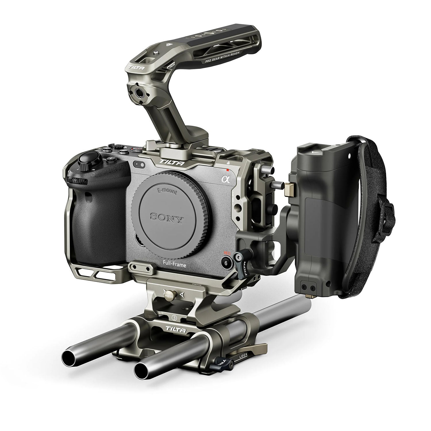 Camera Cage For Sony Fx3/Fx30 V2 Pro Kit Titanium Grå - Tura Scandinavia