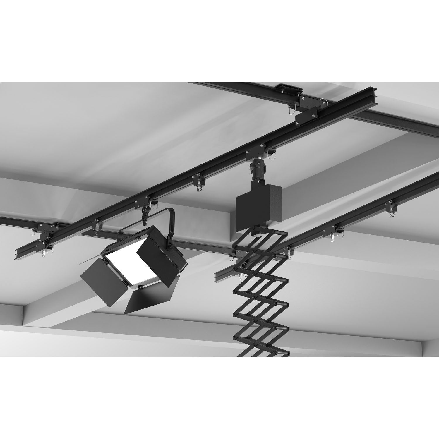 Studio Light Ceiling Rail System GA-CR3009 3X3M - Tura Scandinavia